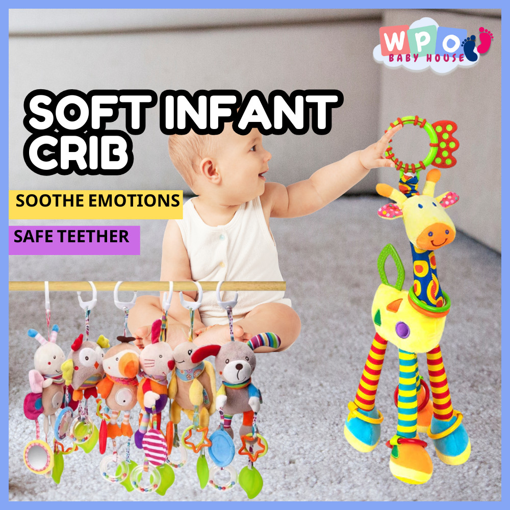 Baby Stroller/Infant Bed Crib Hanging Toys Baby Cot Rattle Toys For ...