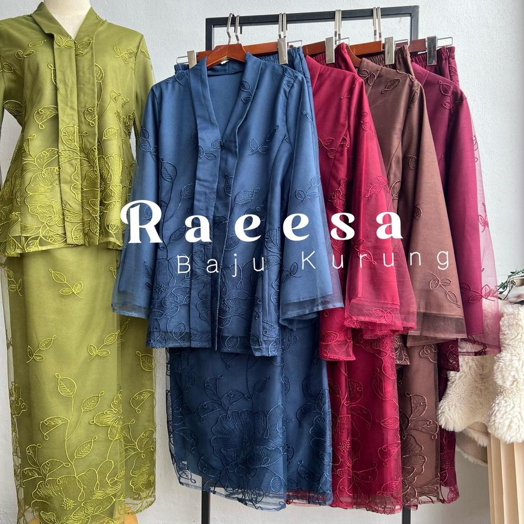 BAJU KURUNG WANITA - RAEESA BAJU KURUNG (MATERIAL NET) | Shopee Malaysia