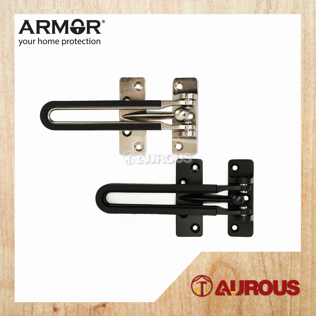 ARMOR BALL BEARING DOOR GUARD SECURITY LOCK (ADG-108/SN , ADG-108/MB ...