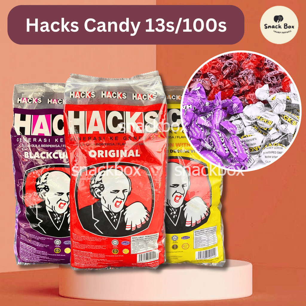 [HALAL] Hacks Candy Small / Mini / Mix Pack 100s / 13s Mint Hard Candy ...