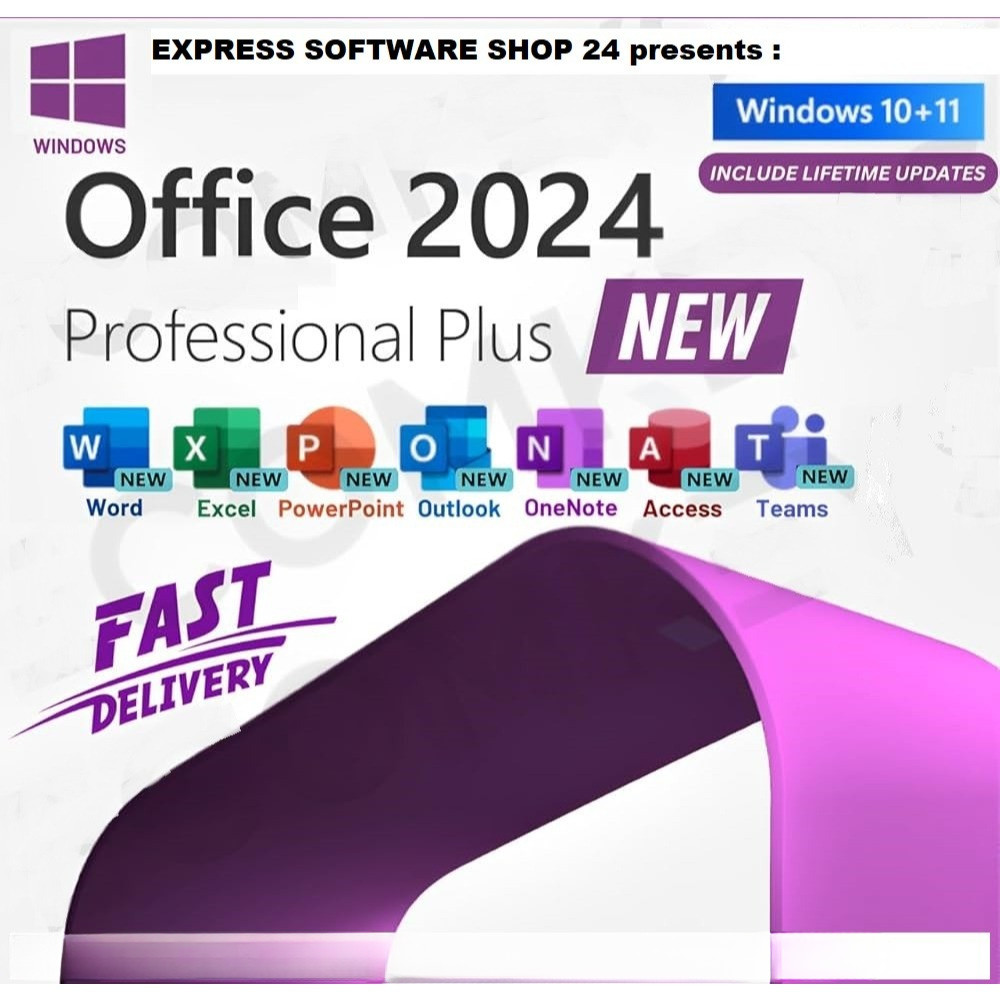 Microsoft Office 2024 Professional Plus - lifetime license key ...