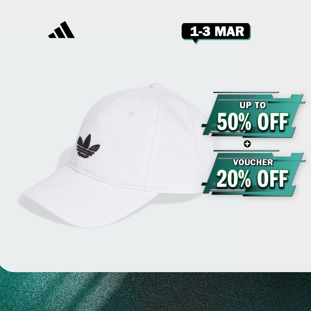 adidas Lifestyle Adicolor Classic Trefoil Baseball Cap Unisex White ...