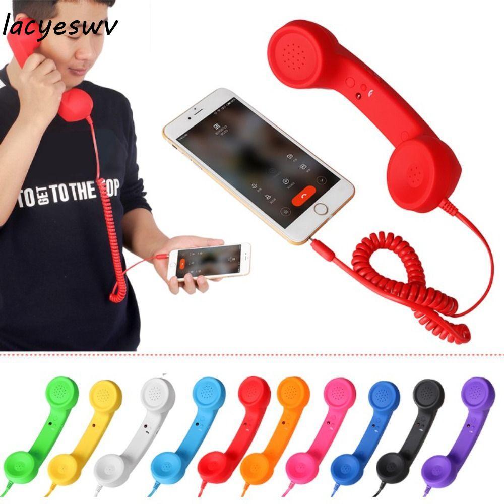 LACYESWV Retro Phone Handset, Radiation Proof Call Receiver Telephone ...