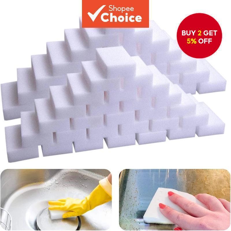 20Pcs/lot Loofah Magic Sponge Eraser for Kitchen Office Bathroom ...