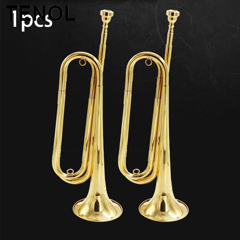 [TENOL] Cavalry Trumpet Scout Bugle Adjustable Retro Music Instrument ...