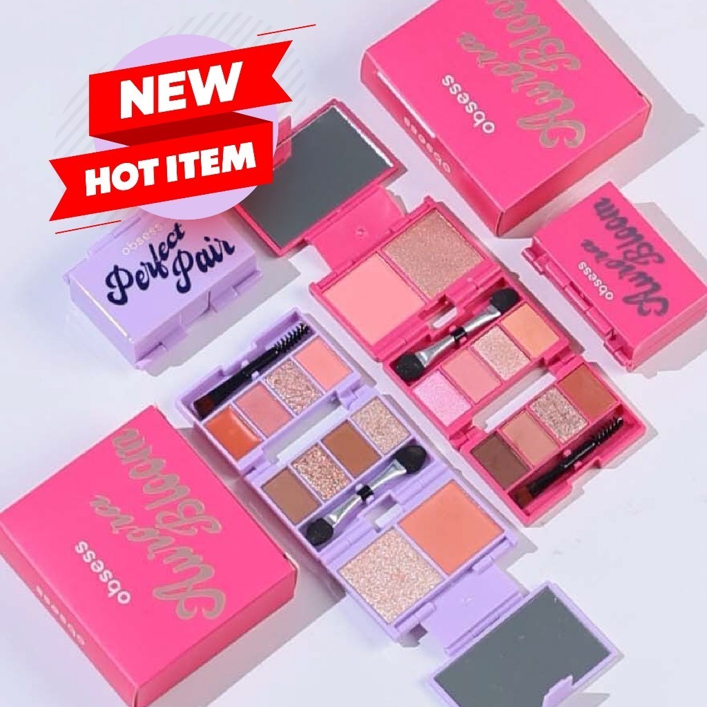 OBSESS NEW Eyeshadow Palette All in One Makeup Travel Edition with ...