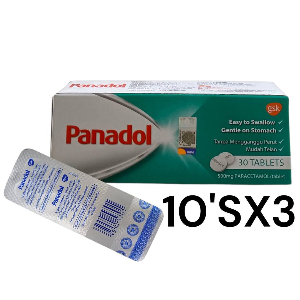 PANADOL REGULAR 30'S (EXP: 05/2026) | Shopee Malaysia
