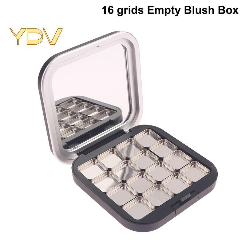 [YDV] Matte Black Empty Magnetic Eyeshadow Palette Eye Makeup Storage ...