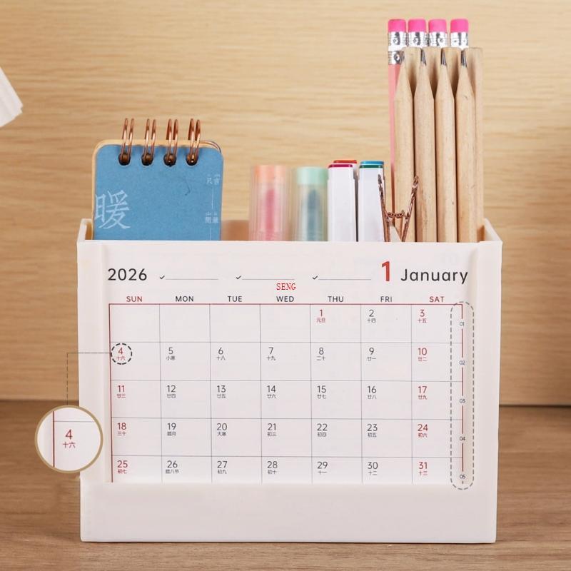 seng Christmas 2026 Calendar and Pen Holders Set Including Multiple ...