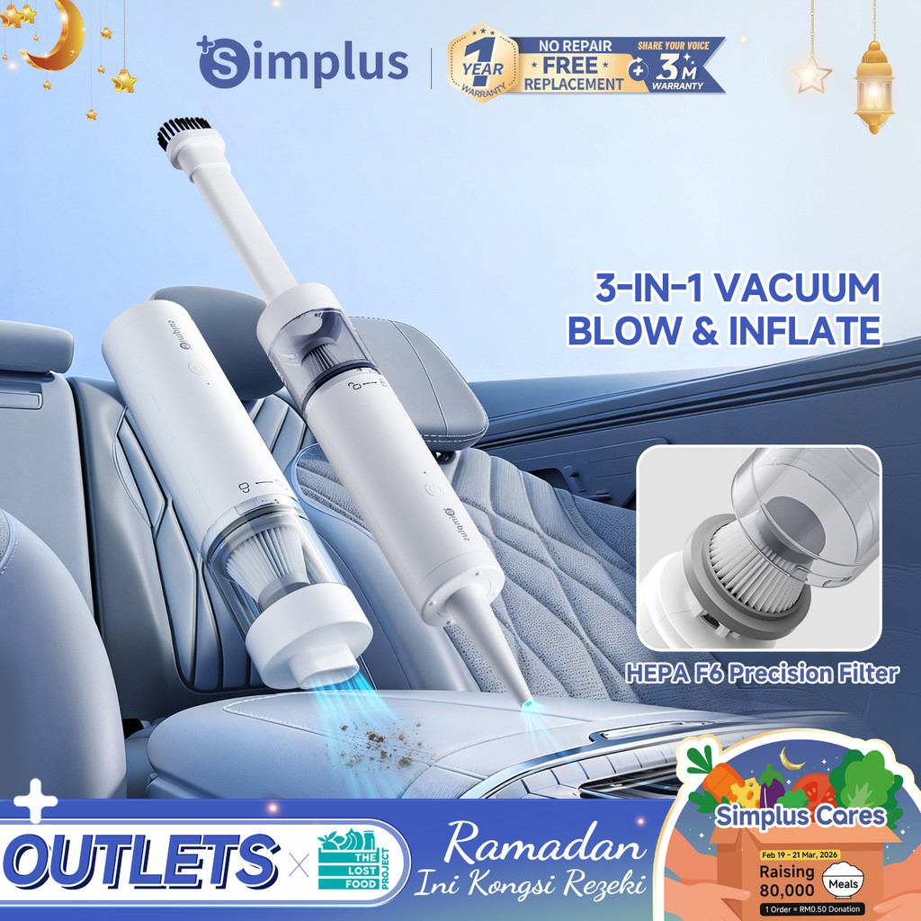【NEW】Simplus 8000pa Wireless Vacuum Cleaner | 8000Pa | 2-Speed Suction ...