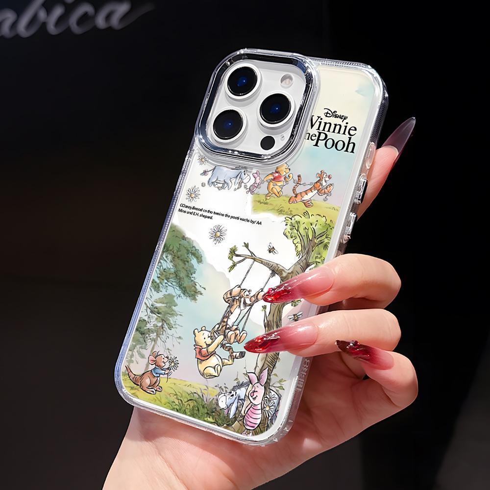 Cute Cartoon Winnie the Pooh Casing for Apple iPhone 17 Air 16 15 14 13 ...