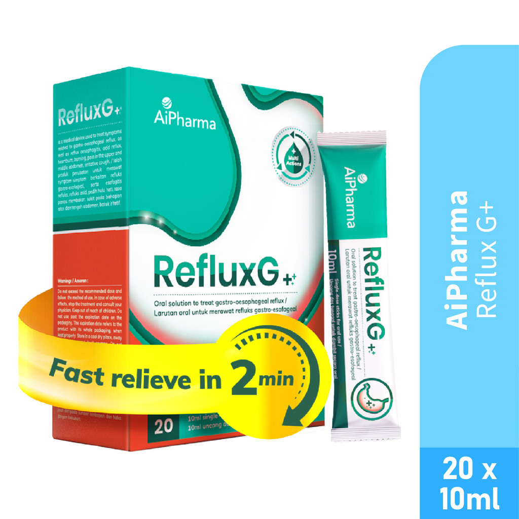 AIPHARMA REFLUX G MULTI ACTION SACHET 10ML X 20S HMS Town Pharmacy ...