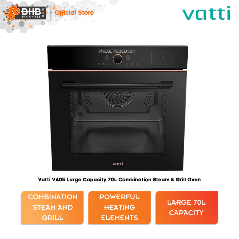 Vatti Large Capacity VA05 Combination 70L Steam & Grill Oven - VA05 ...