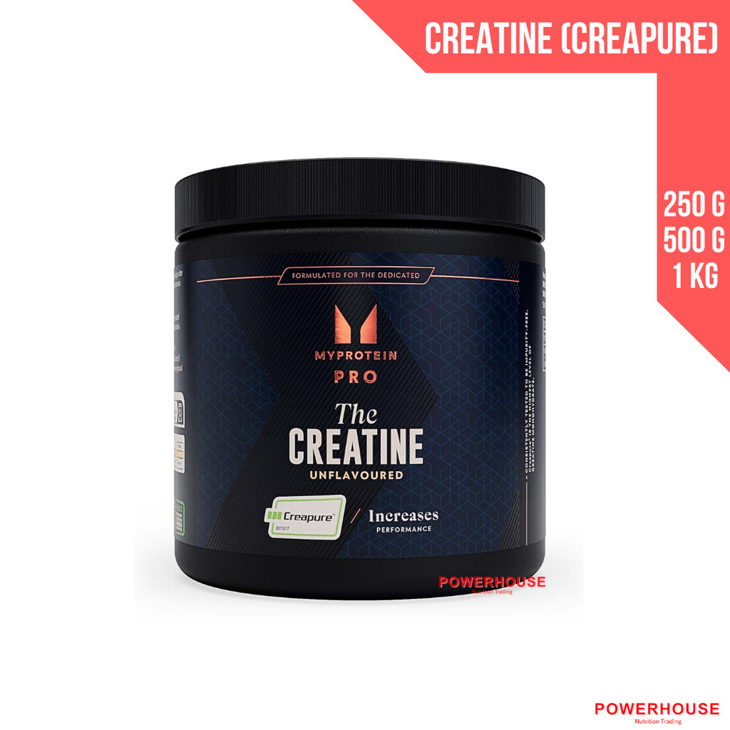 Myprotein The Creatine Creapure, Unflavoured - 250g, 500g, 1kg ...