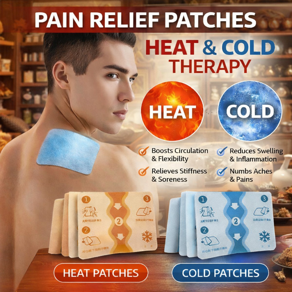 Muscle Pain Reduce Patch Plaster Muscle Sakit Otot Elastic Fabric ...