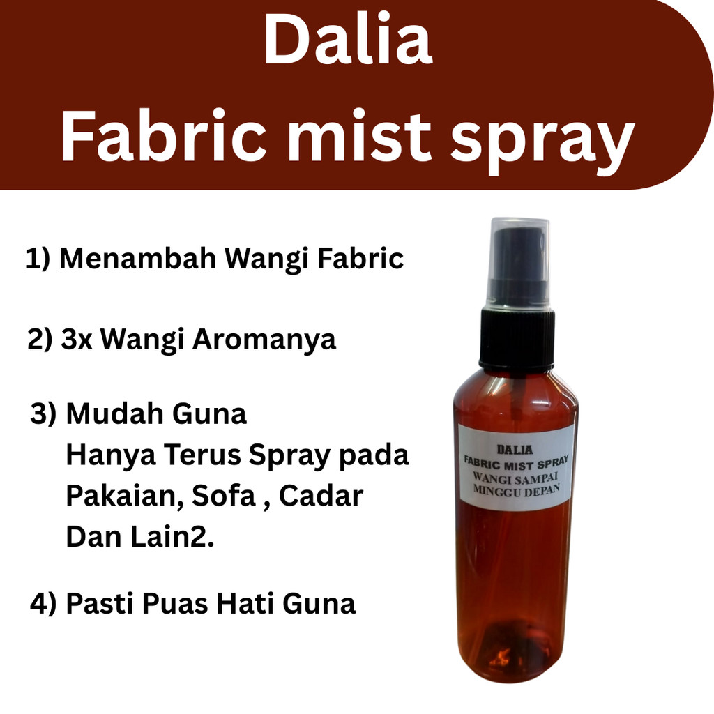 Fabric Perfume Booster n Mist Spray Fragrances Pure Pati Pewangi Dobi ...