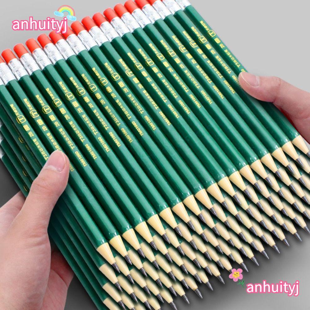 LANJ Automatic Pencil, 2.0MM 2B Press Type Mechanical Pencil, Anti-slip ...