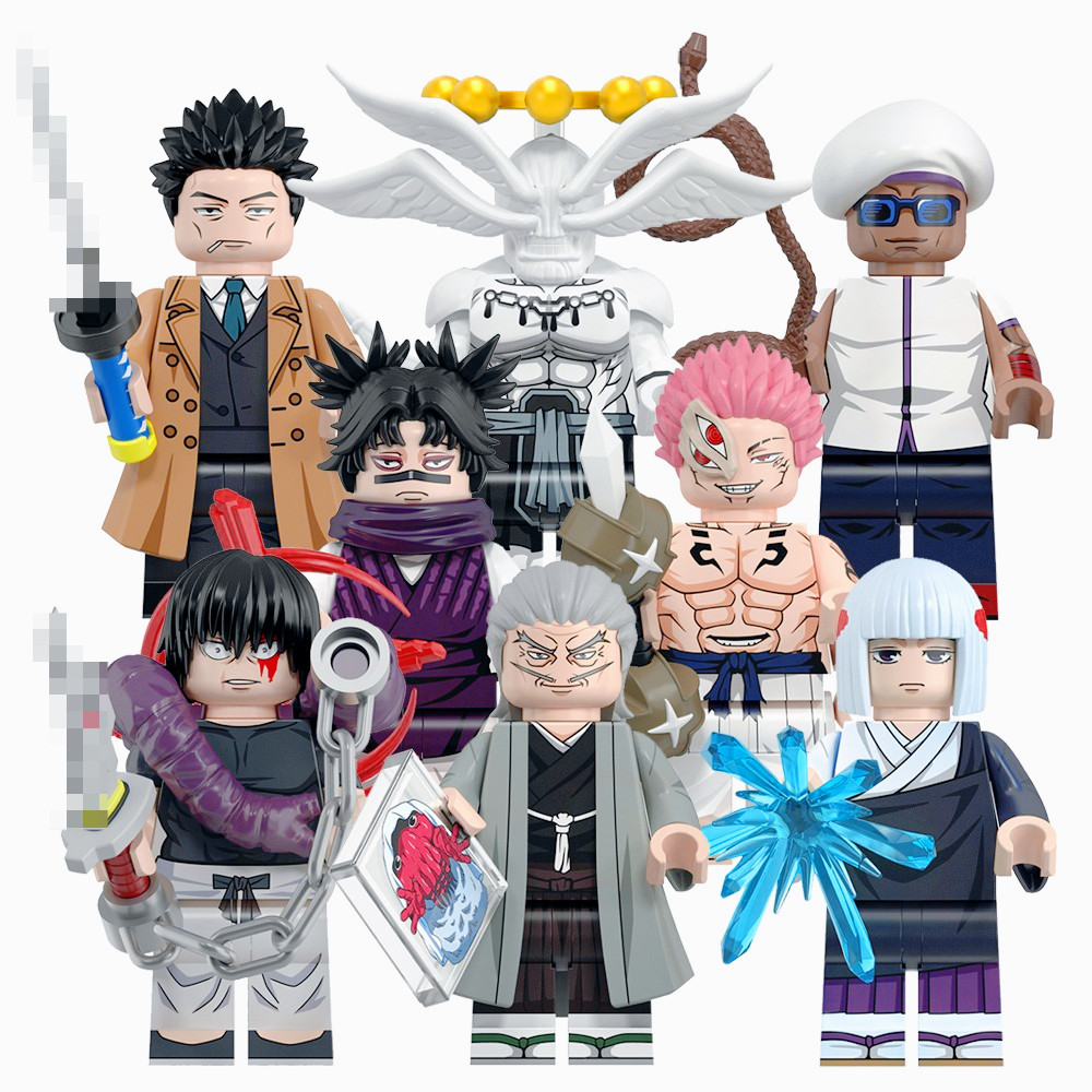 Choso Makora Atsuya Miguel Sukuna Uraume Toji Naobito Mini Blocks ...