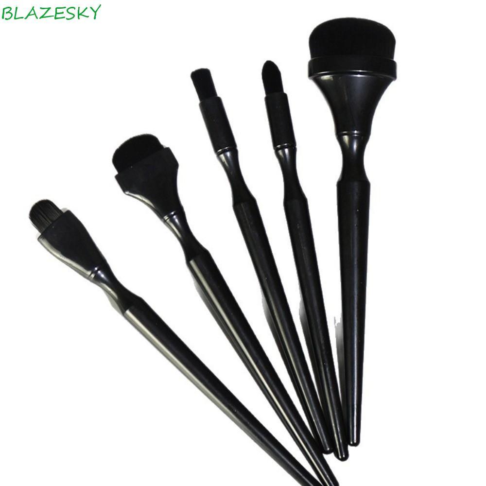 BLAZESKY Cosmetic Brush Kit, Professional Ergonomic Handle Makeup Brush ...