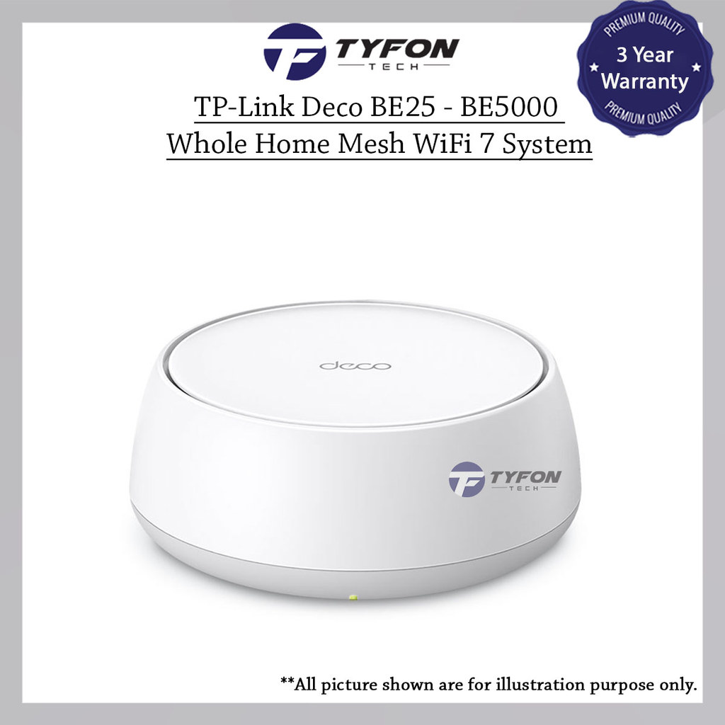 TP-Link Deco BE25 - BE5000 Whole Home Mesh WiFi 7 System | Shopee Malaysia