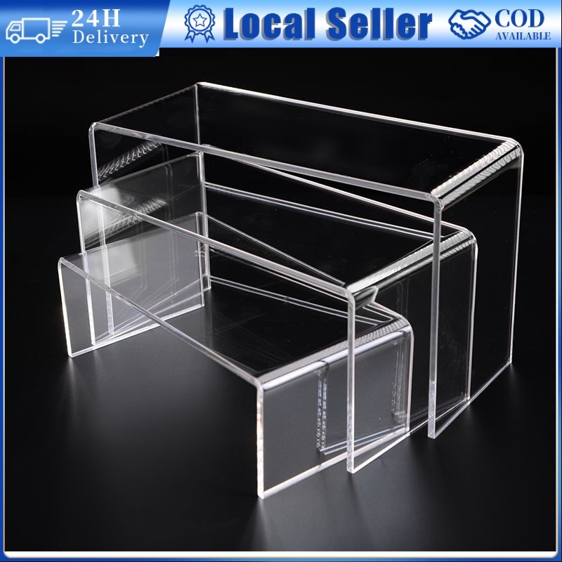 3Pcs Acrylic Display Stand Clear U Shape Display Stand Lightweight ...