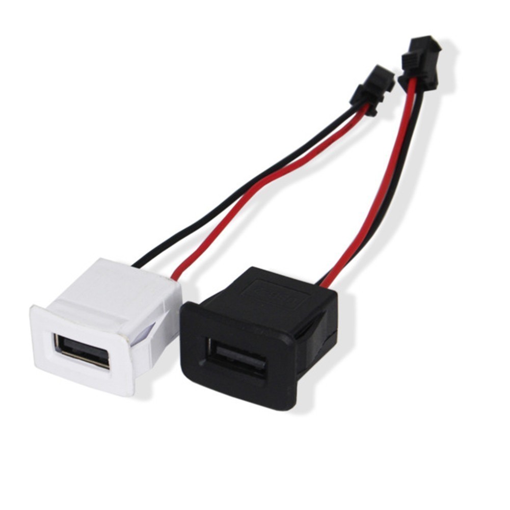 EVER| USB Female Power USB Charging Port Connector with Cable Terminals ...