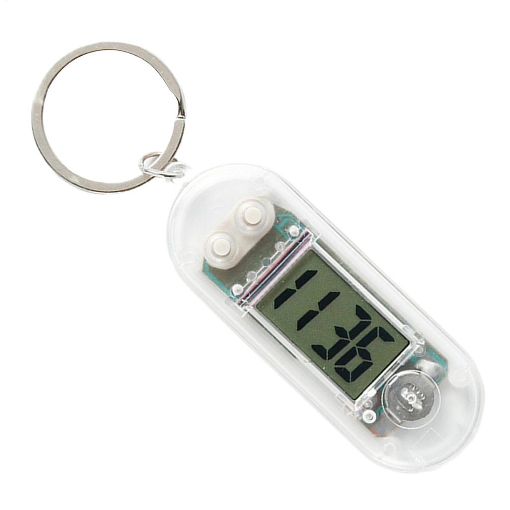 Keychain Watch Digital Small Watch Charm for Bags Mini Tabletop Clock ...