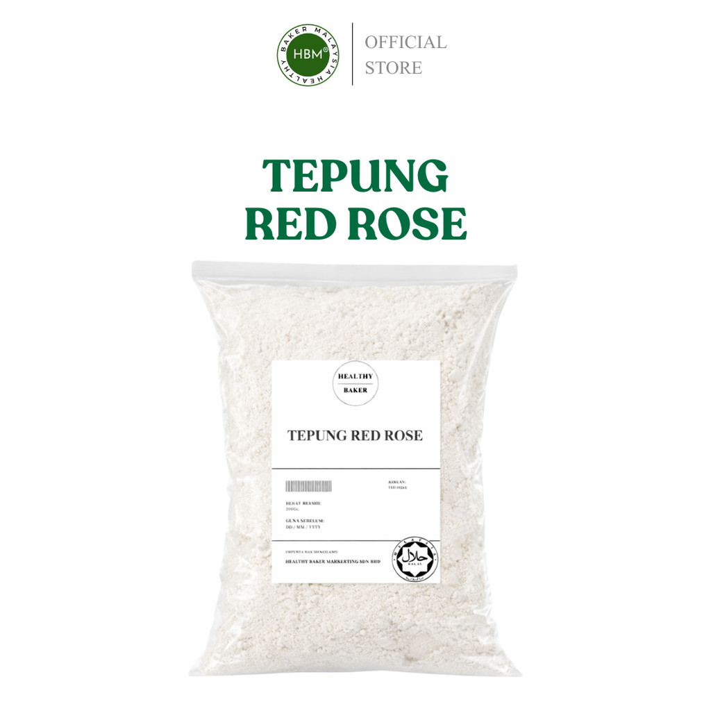 Tepung Red Rose 1KG / 500GM / Red Roses Flour / Tepung Ros Merah ...