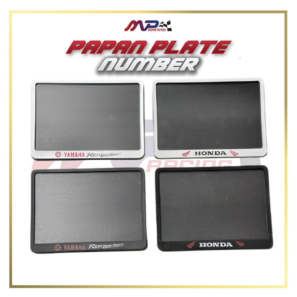 Yamaha Honda Universal Papan Plate number ,Universal Motorcylce Plate ...