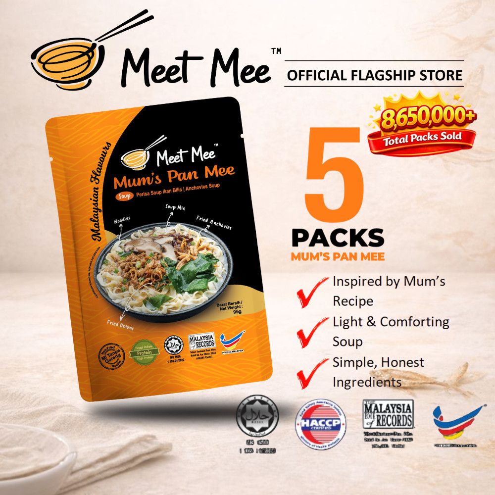 ｜HALAL｜BUNDLE MPK 5IN1｜MEET MEE Mum’s Soup Pan Mee | Traditional ...