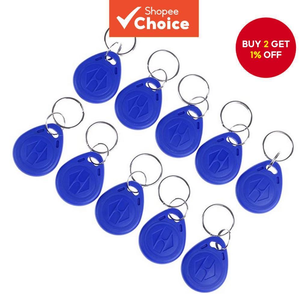 10Pcs 125khz ID ReWritable Writable RFID Keyfobs Key Token Tag Access ...