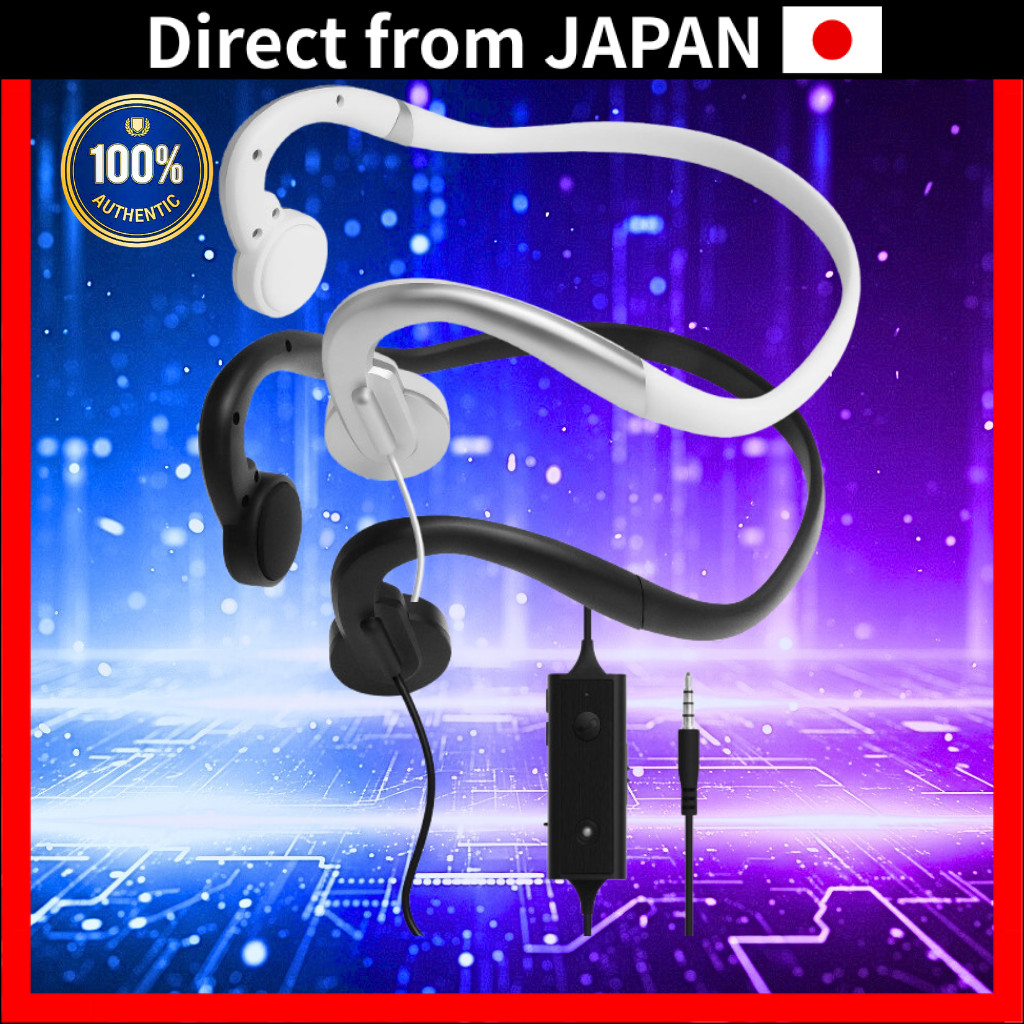 Direct from Japan Bone Conduction Wired Headphones Microphone Remote ...