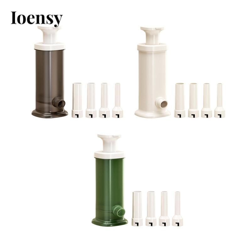 [Ioensy] Sausage Stuffer Machine Portable with 4 Stuffing Tubes Sausage ...