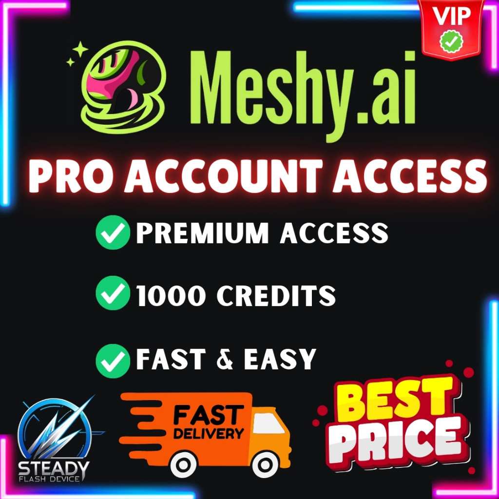 【PRO ACCOUNT】Meshy ai Upgraded Premium Access Account | The Easiest Way ...