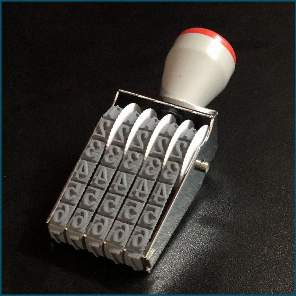AOPHEKM Number Stamp, Changeable 3 ,4 or 5 Digit Number Roller Stamps ...