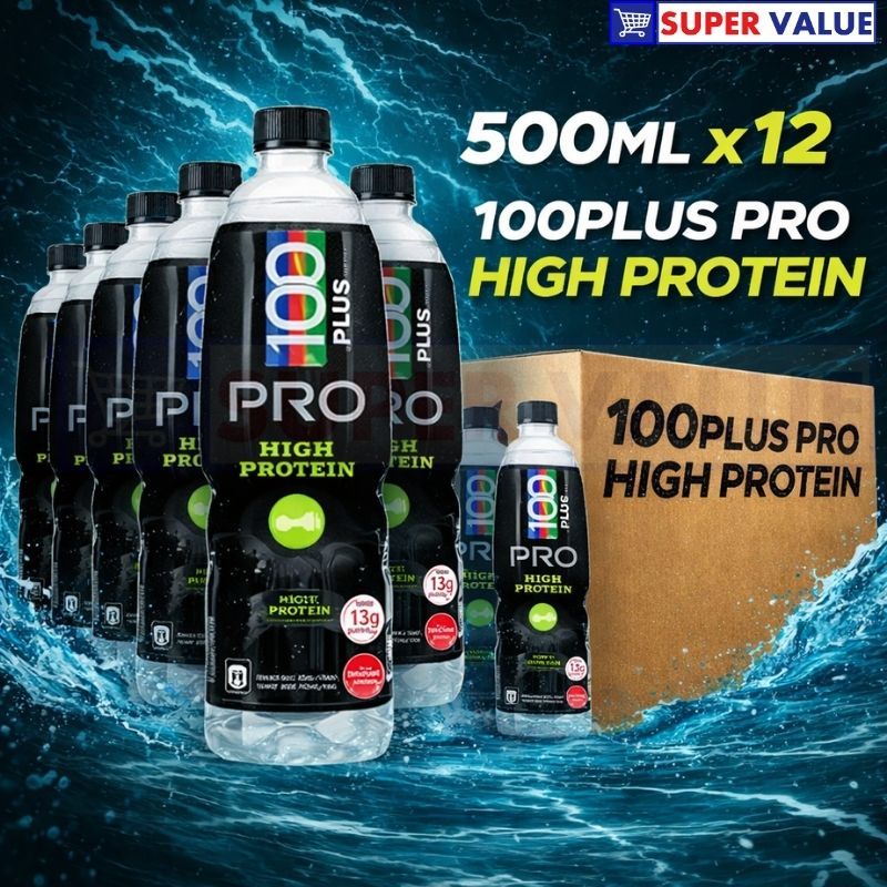 100PLUS PRO High Protein Isotonic Drink 500ml x12 Sports Drink ...