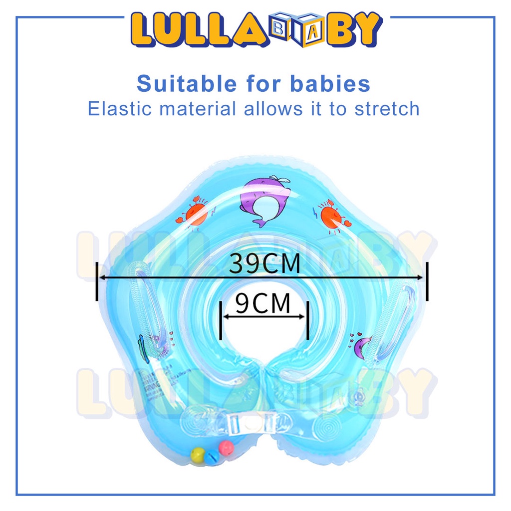 🔥READY STOCK🔥Baby Inflatable Swimming Neck Ring Neck Float Infant ...