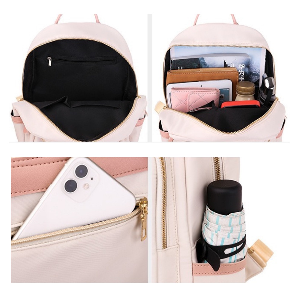 iFASHION 1498 Women Fashion Student Korean Style School Travel Backpack ...