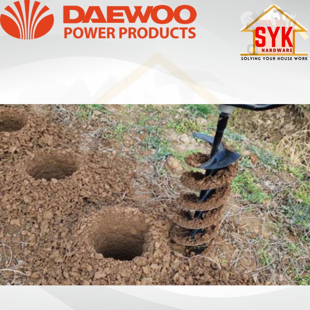 SYK Daewoo DAEA520 Earth Auger Proline Machine Hole Ground Drill Auger ...