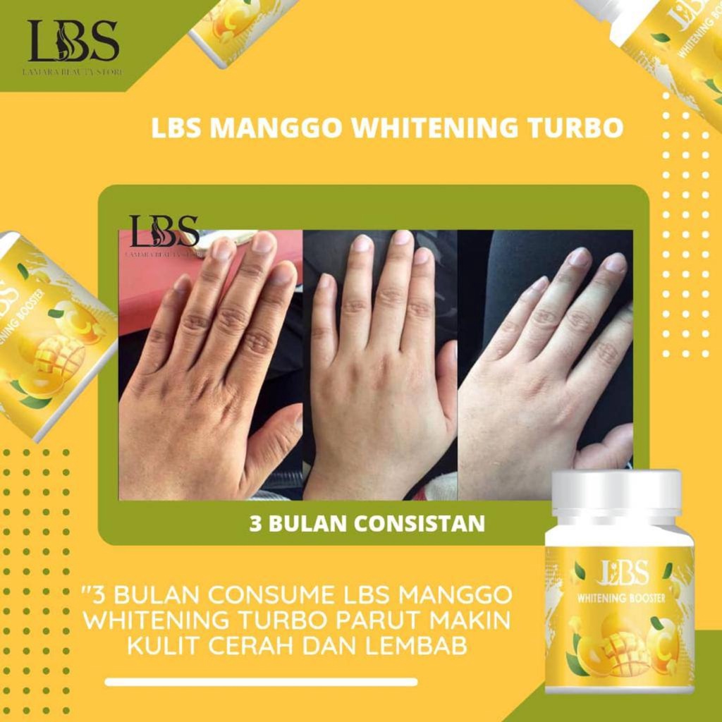 LBS WHITENING BOOSTER | MANGO TURBO | LULUS KKM [💯ORIGINAL HQ] + 🎁FREE ...