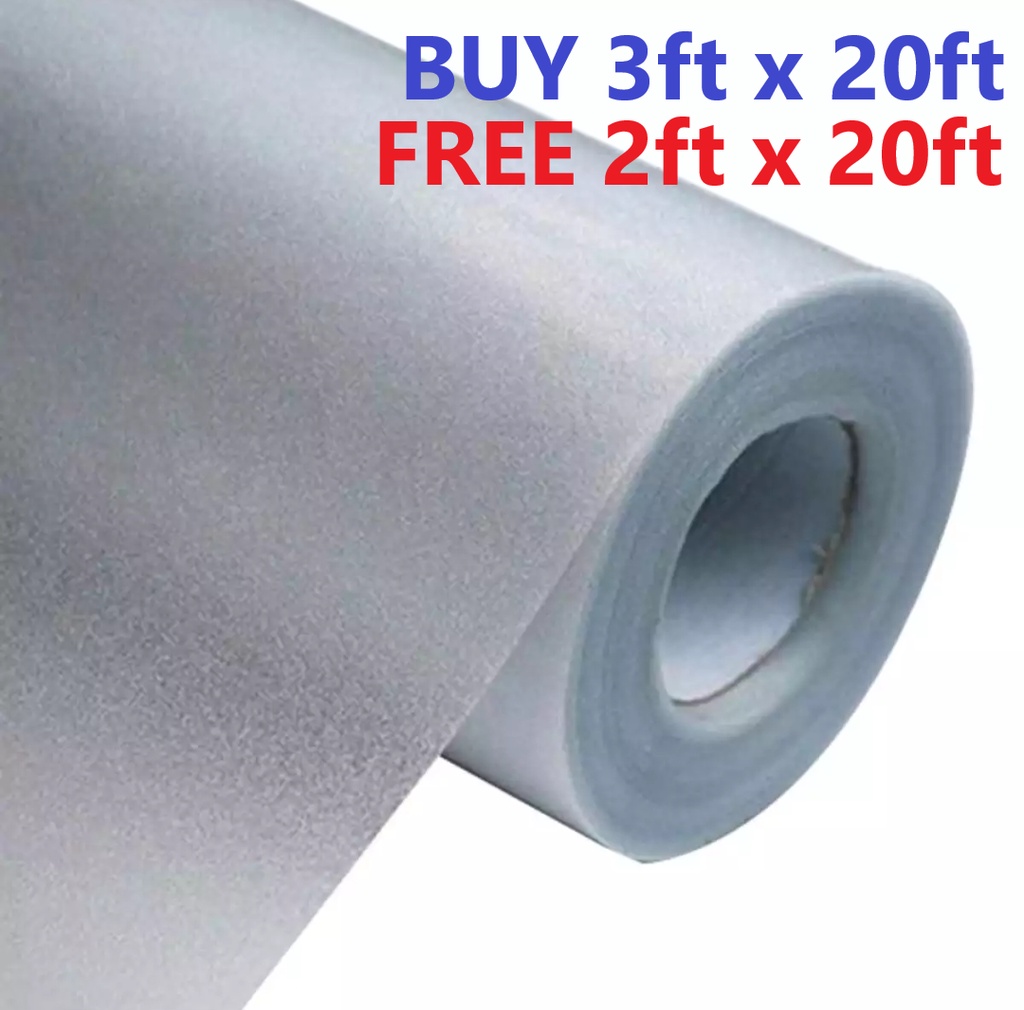 Frosted Tint Glass/Window Self Adhesive Tinted Film Home Office/ Big ...