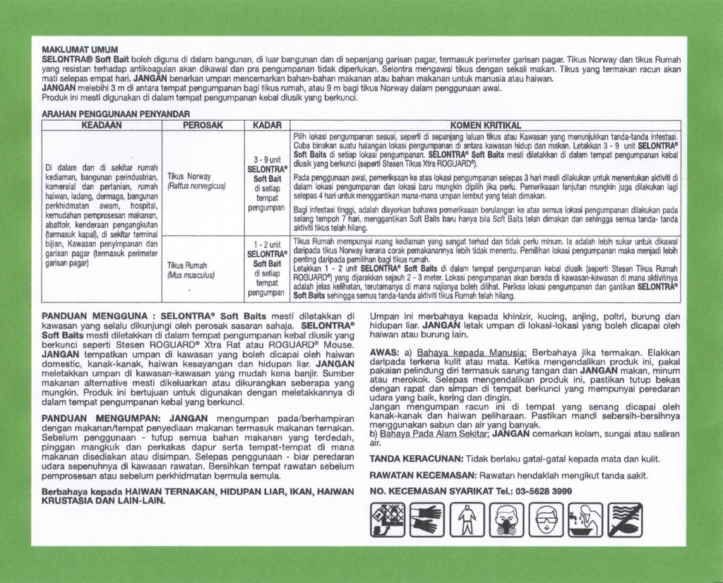 BASF Selontra® Soft Bait Rodenticide Umpan Tikus 老鼠药 (bucket) - 5kg ...