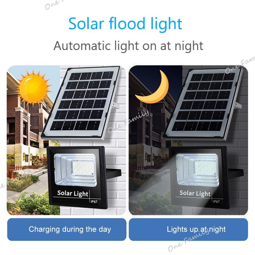 Solar LED Flood Light 60W~100W | 77SMD | 150LED Indoor Outdoor ...