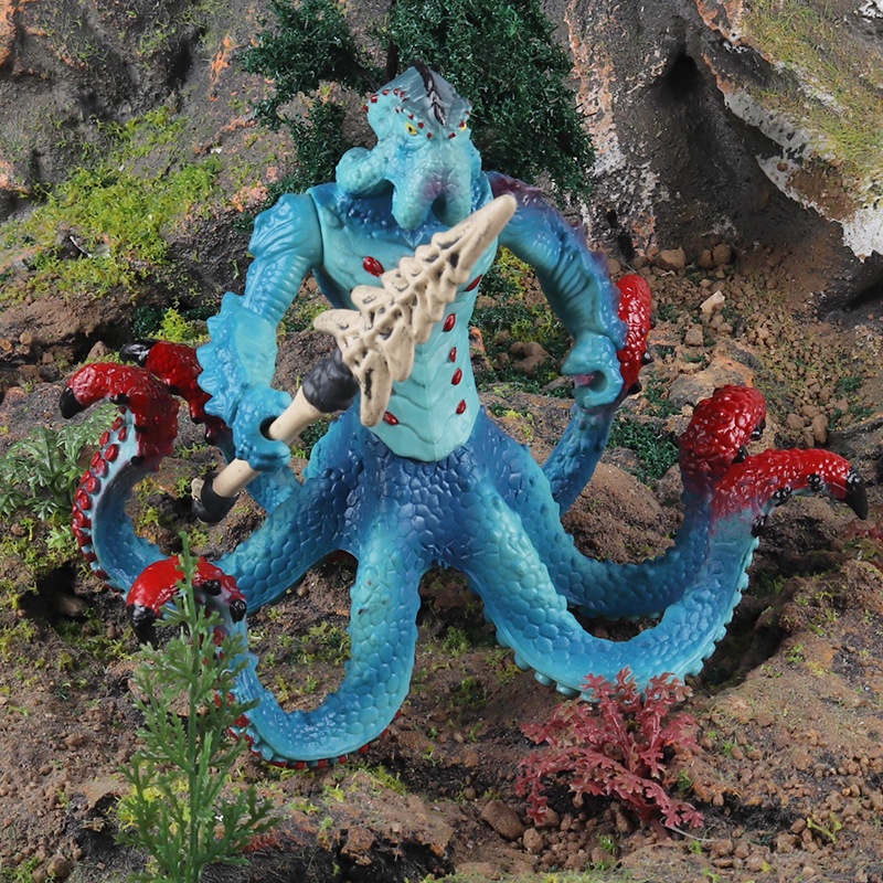 Warcraft Octopus Water Crab Ice Demon Monster Model Kids Toys ...