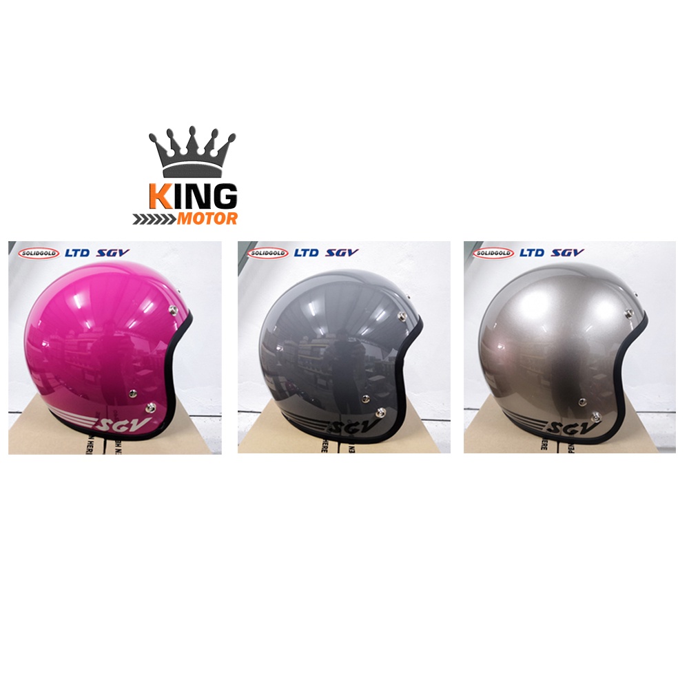 [NEW COLOR] SGV 99 HELMET - MODERN GREY, MODERN PINK, TITAN SILVER ...