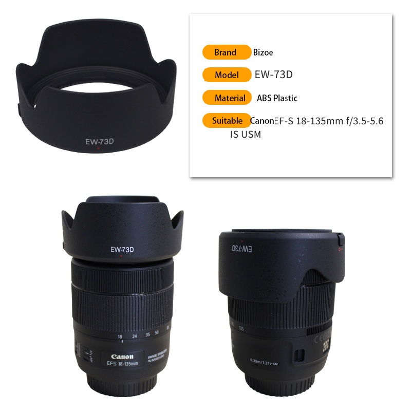 Camera Lens Hood For Canon EW-73B/EW-73C/EW-73D/EW-78D/EW-78E/EW-83E/EW-83H/EW-88C | Shopee Malaysia