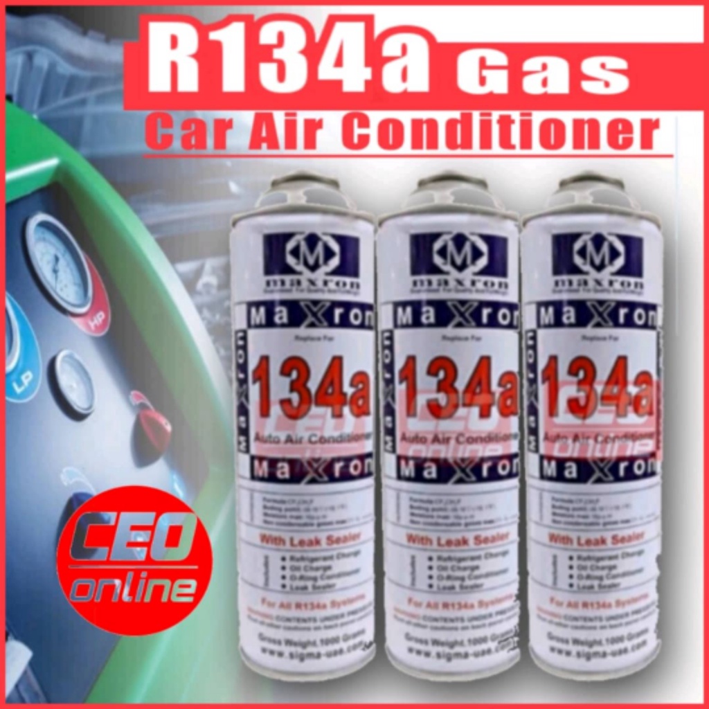 CEO 🇲🇾 R134a Gas MAXRON R134A ( Not Shipped To East Malaysia ) Car Air ...
