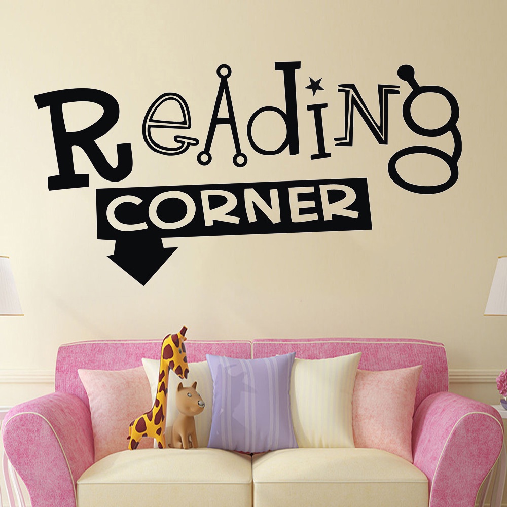Reading Corner Wall Decal Sticker Vinyl School Daycare Preschool ...