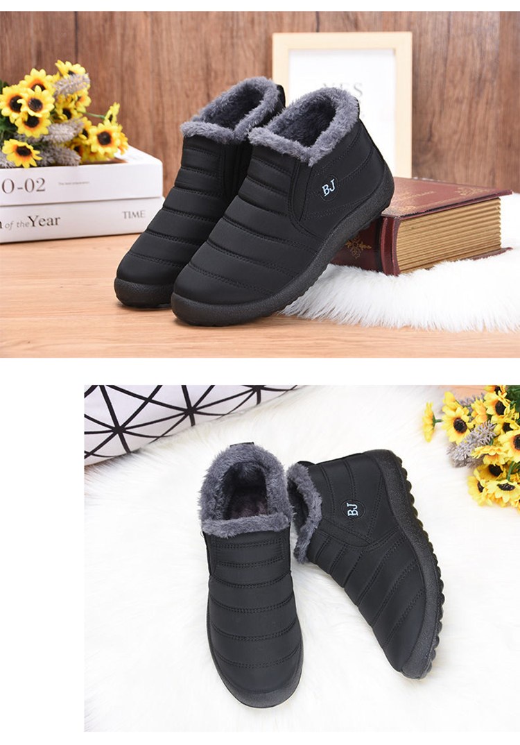 【JINTOHO】Men Boots Lightweight Winter Shoes For Men Snow Boots ...