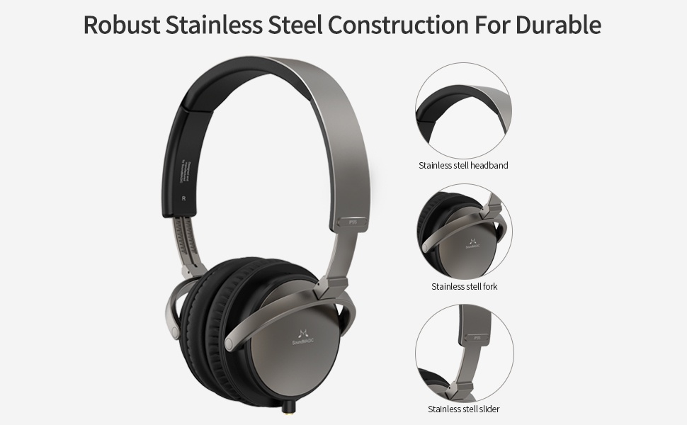 SoundMAGIC Vento P55 Wired On Ear Headphones Powerful Bass HiFi Stereo ...